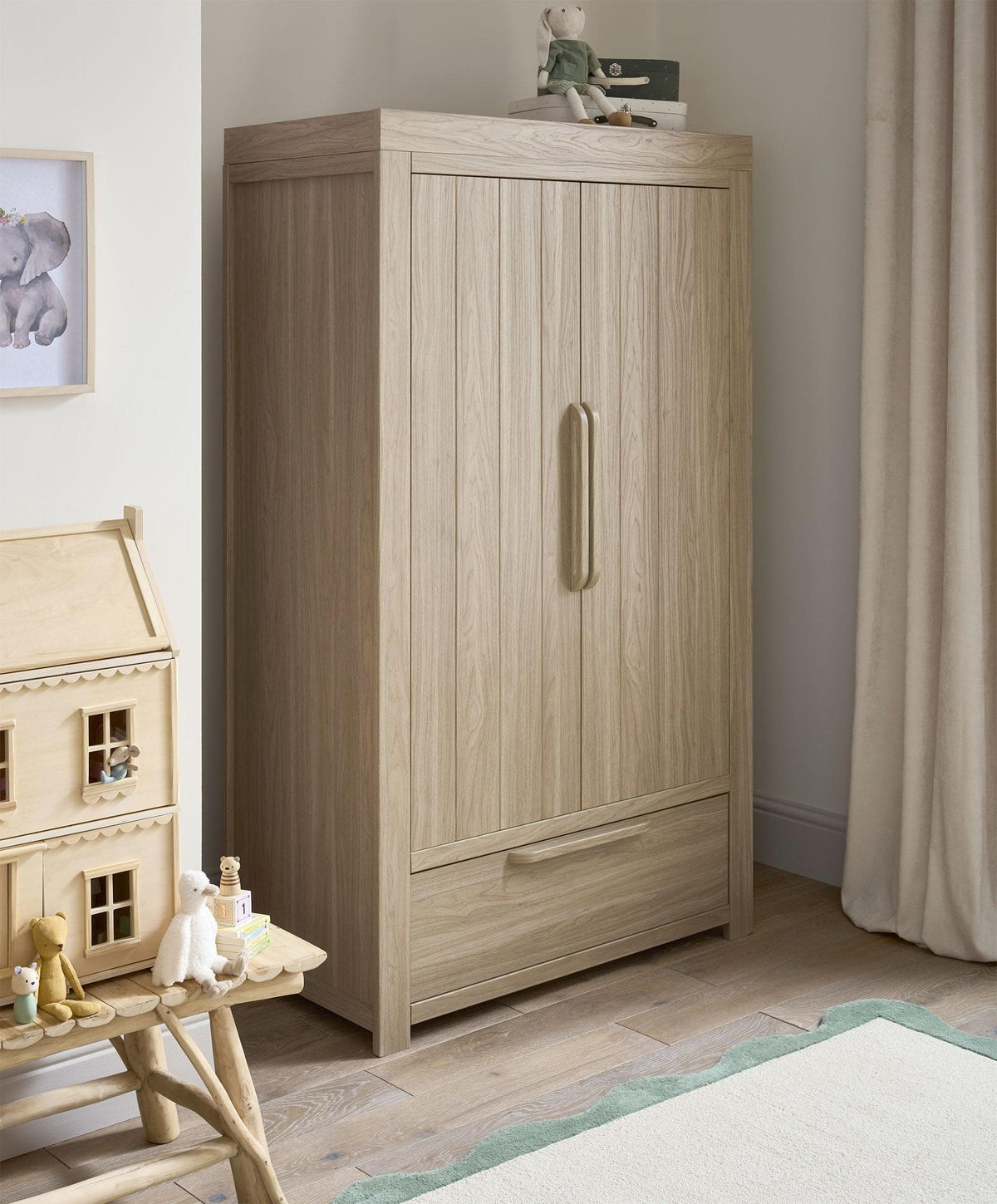 Franklin 3 Piece Cotbed Range with Dresser Changer & Double Wardrobe ...