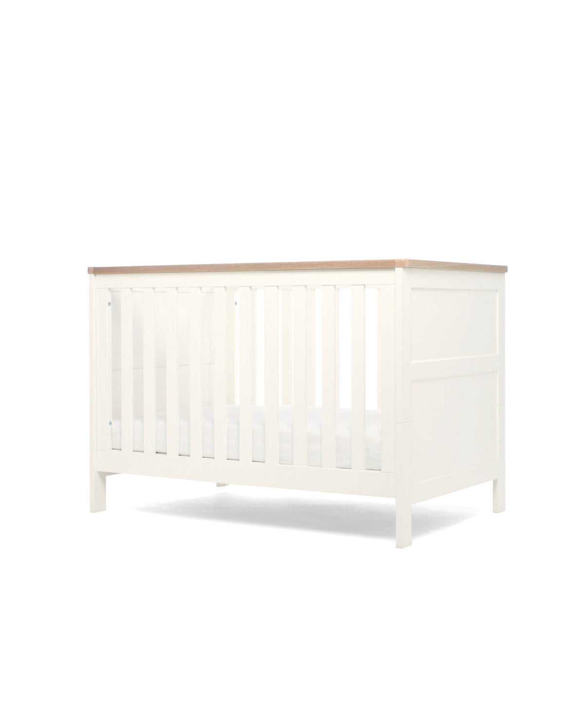 Wedmore Convertible Cot Range - White/Natural – Mamas & Papas UK