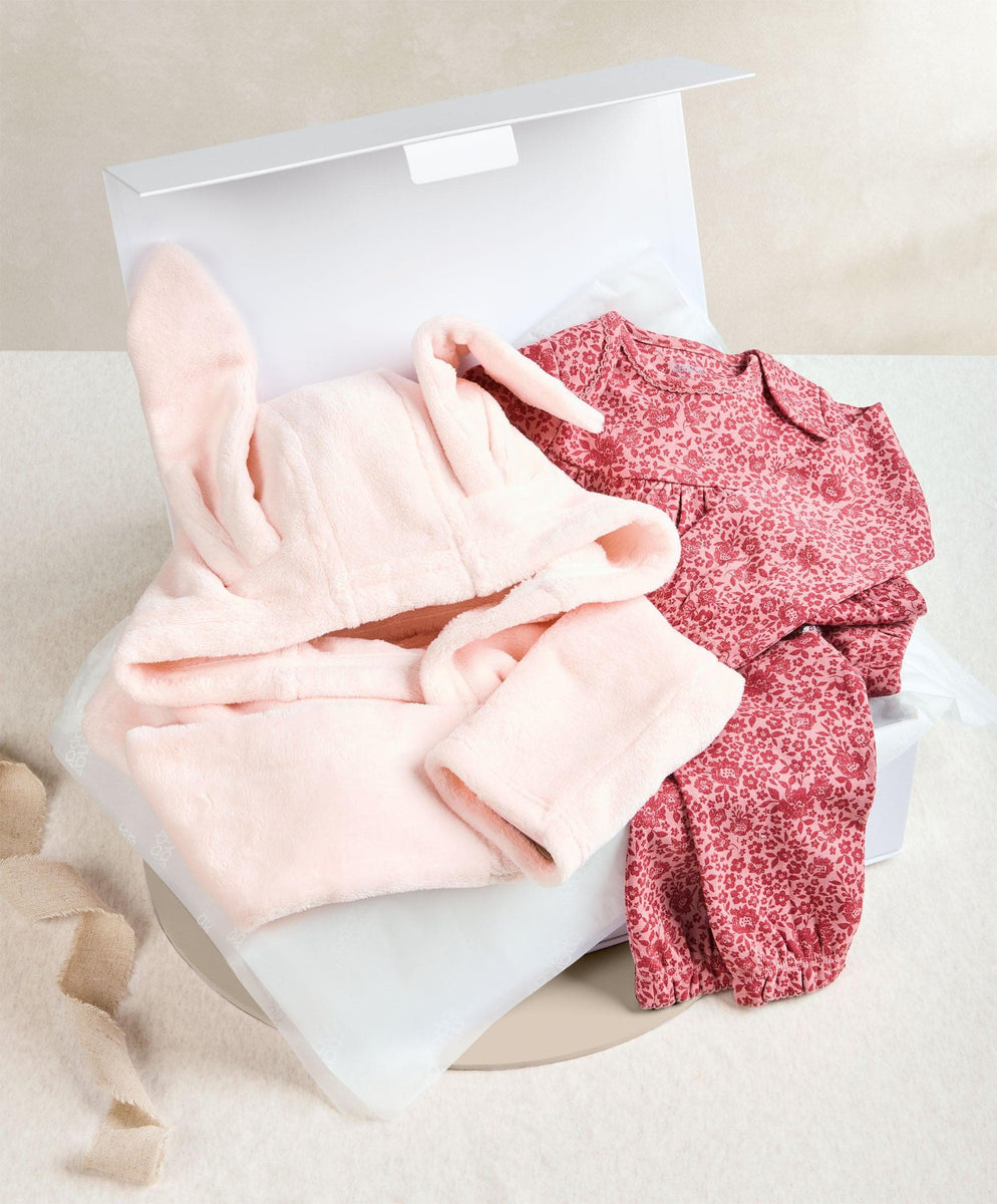 Floral Pyjamas & Bunny Dressing Gown Gift Box – Mamas & Papas UK
