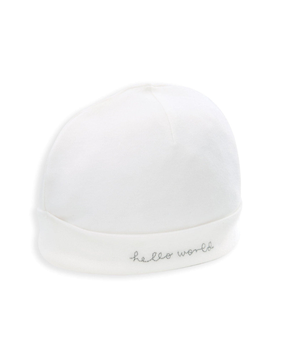 Hello World Hat & Booties - White – Mamas & Papas UK
