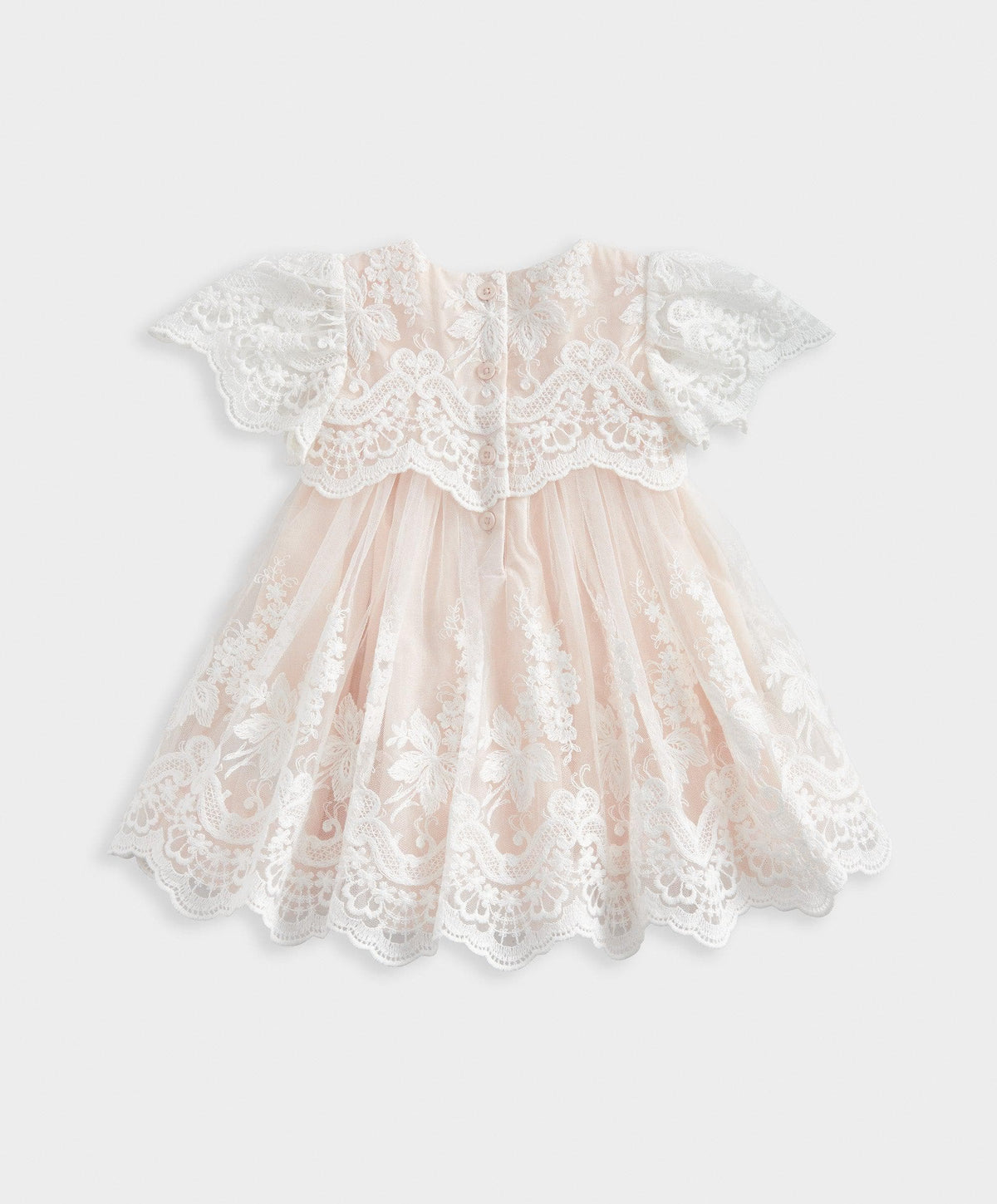 Lace Frill Sleeve Dress – Mamas & Papas UK