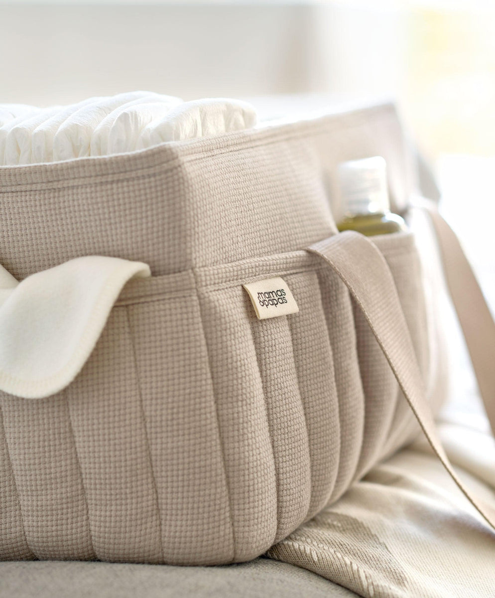 Nappy Caddy - Cashmere Waffle – Mamas & Papas UK