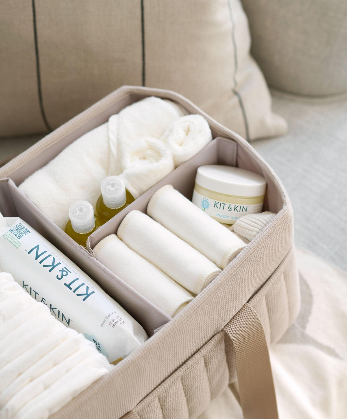 Nappy Caddy - Cashmere Waffle – Mamas & Papas UK