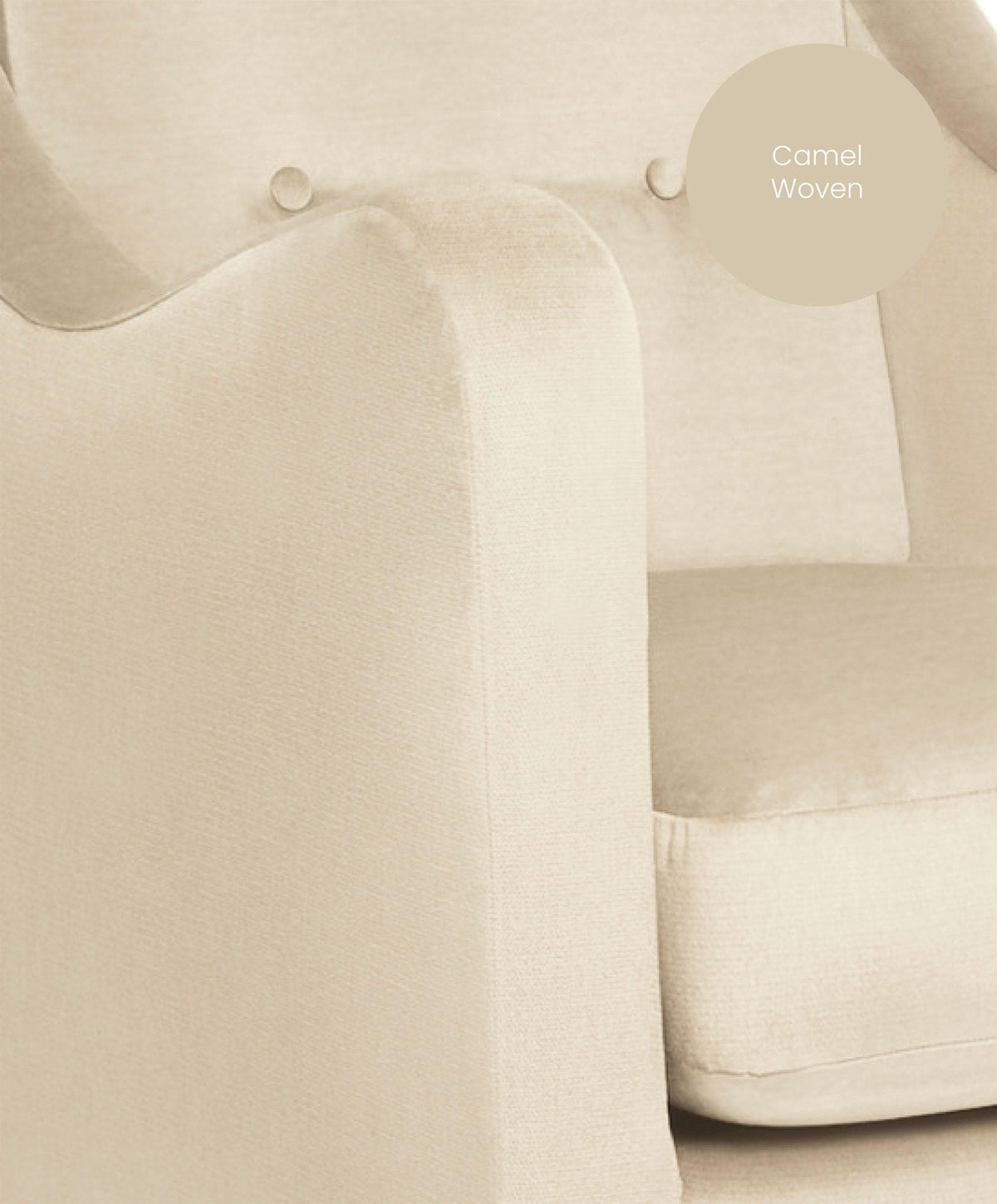 Bowdon Nursing Chair - Camel Woven – Mamas & Papas UK