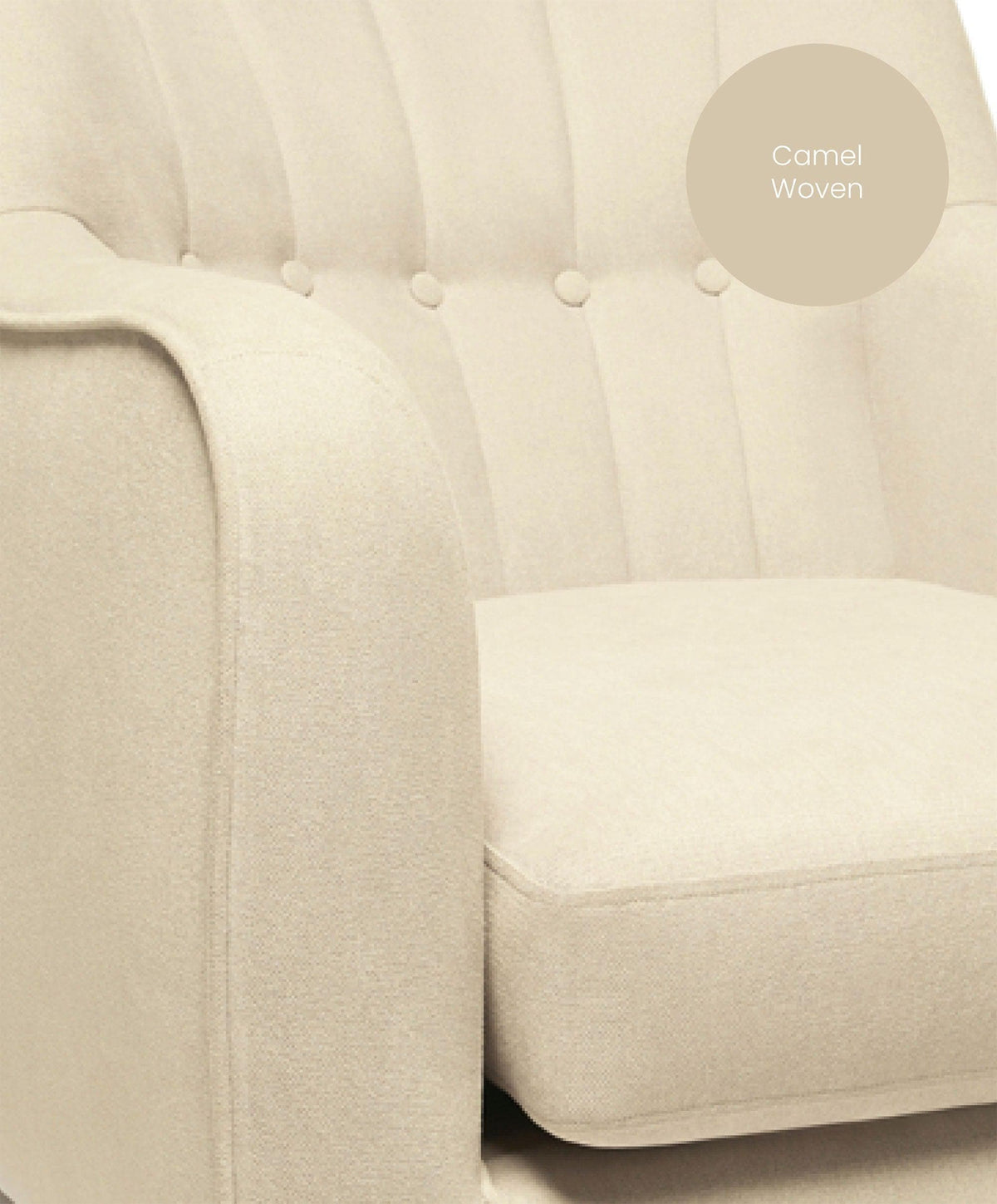 Hilston Nursing Chair - Camel Woven – Mamas & Papas UK