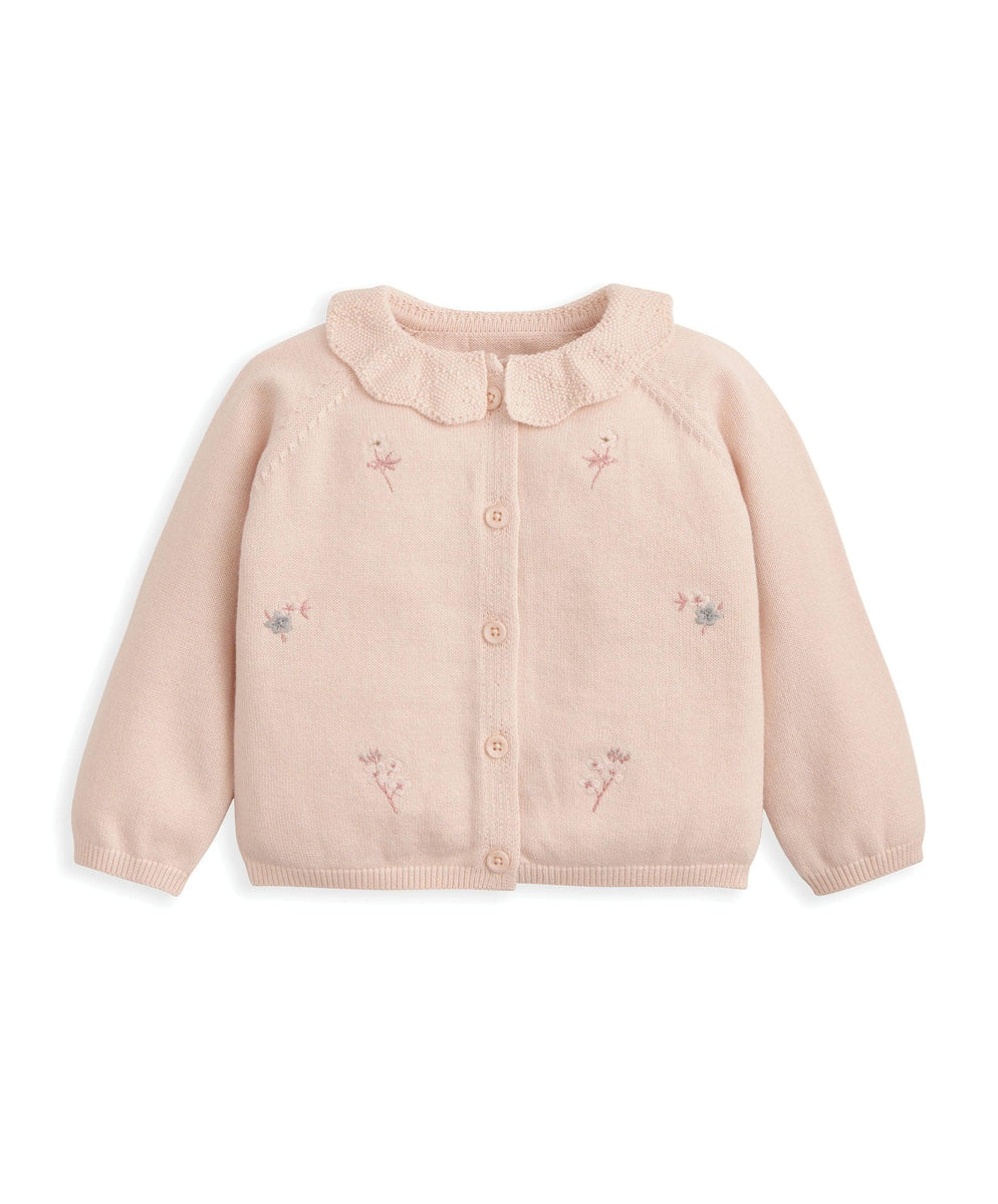 Peter Pan Collar Embroidered Top & Leggings Set (2 Pieces) - Pink ...