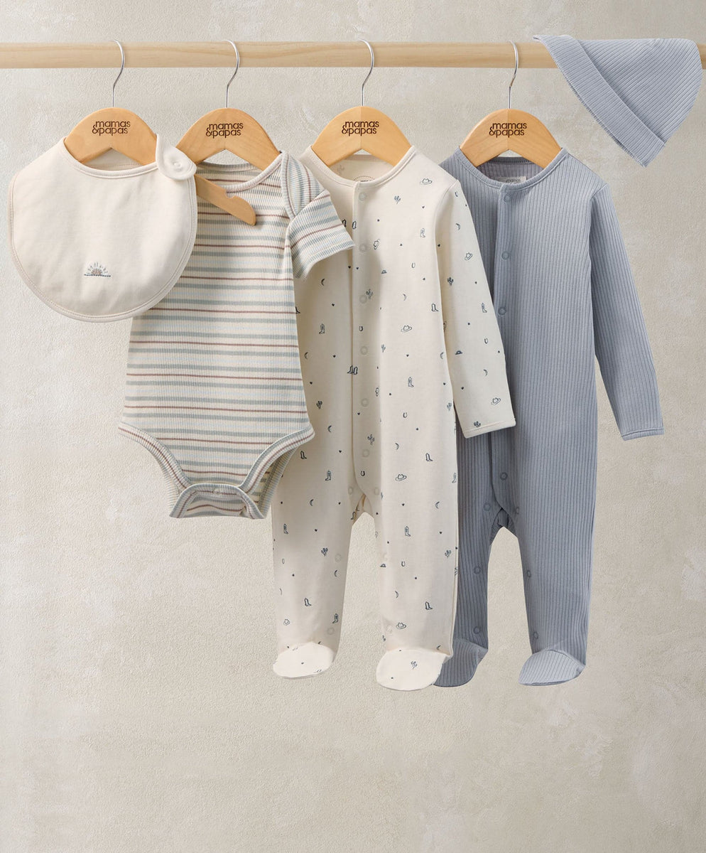 Welcome to the World 5 Piece Baby Clothes Set – Mamas & Papas UK