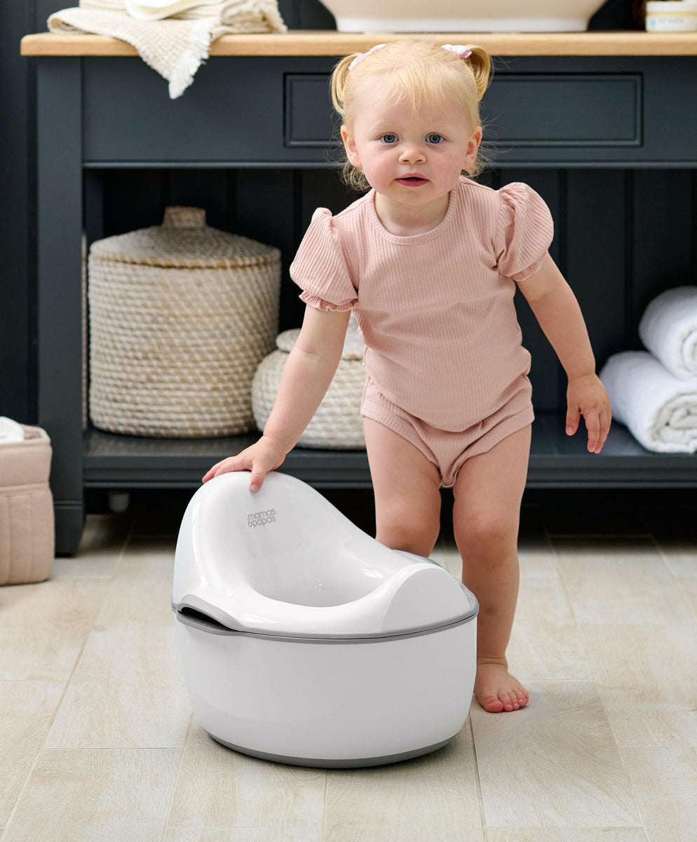 4-in-1 Grow and Learn Potty – Grey/White – Mamas & Papas UK