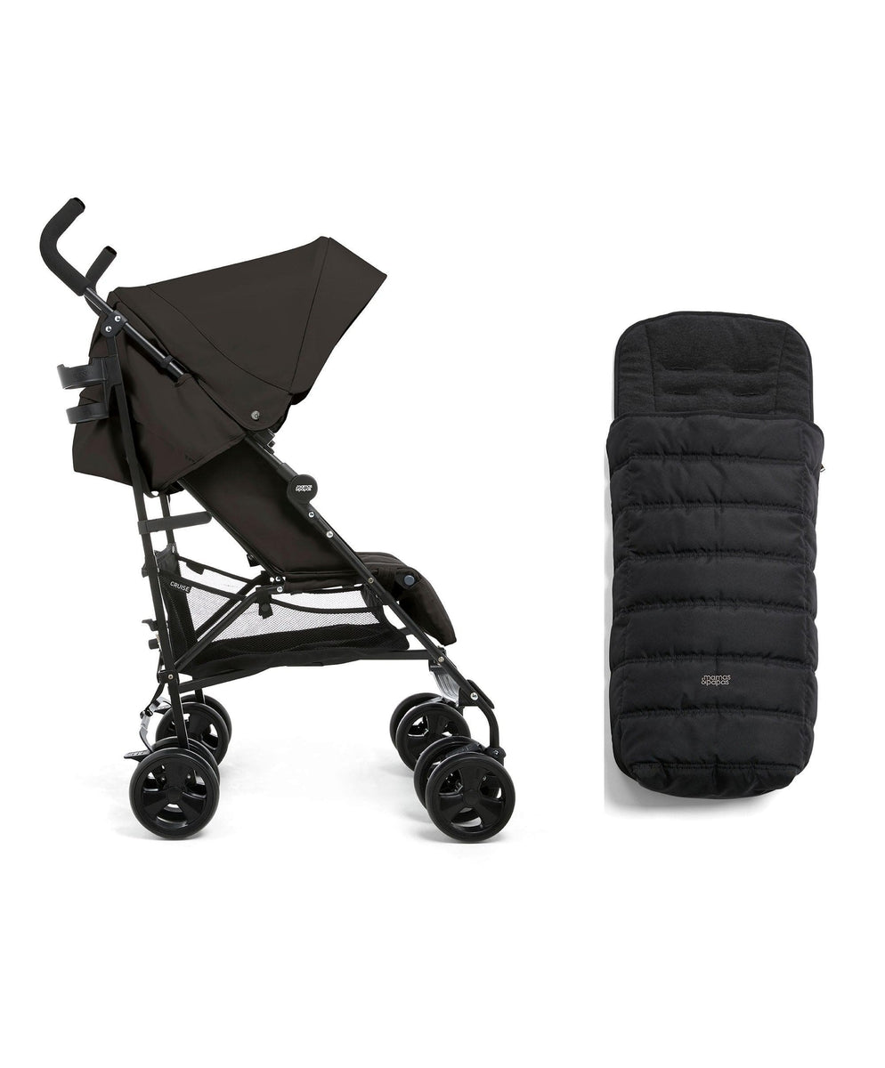 Cruise Buggy & Footmuff Bundle - Black – Mamas & Papas UK