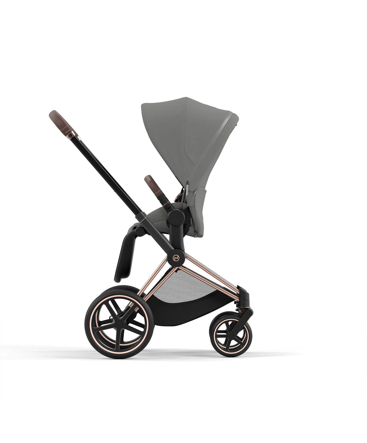 Cybex Priam Pushchair Bundle (3 Pieces) - Rose Gold/Sepia Black – Mamas ...