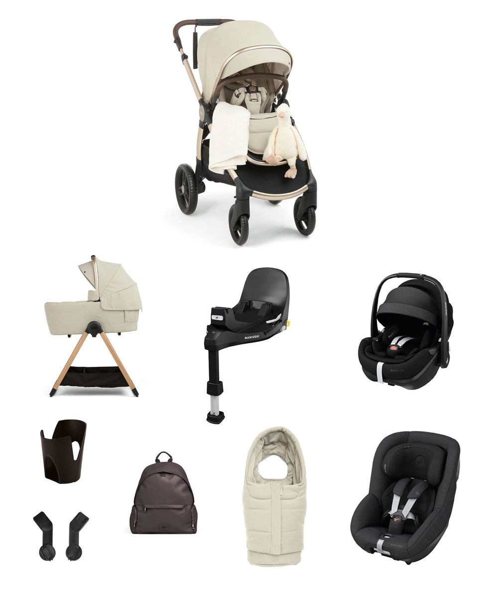 Ocarro 2 Pushchair Baby to Toddler Travel Bundle with Maxi-Cosi Pebble ...