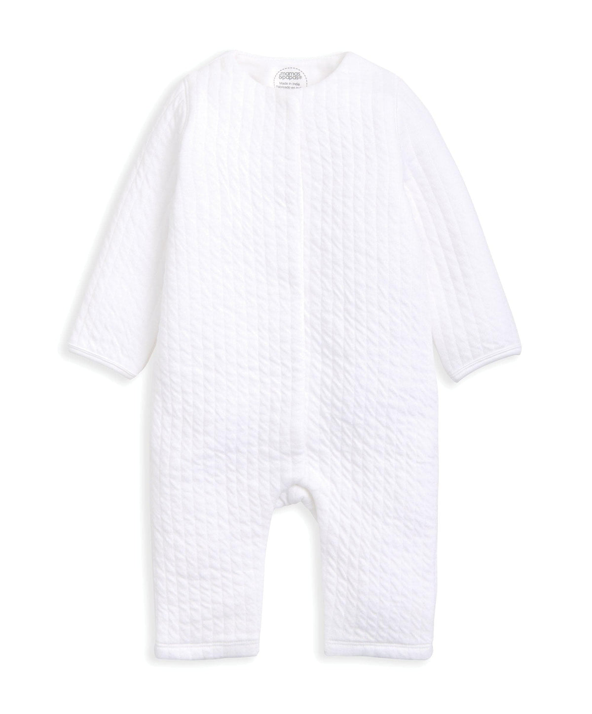 Quilted Romper - White – Mamas & Papas UK