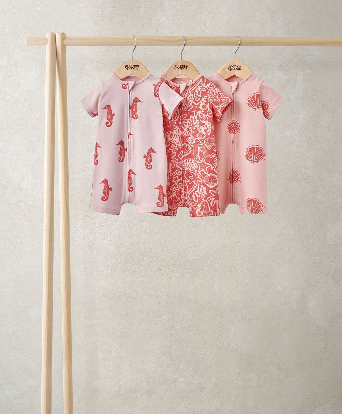 Seahorse Rompers (Pack of 3) – Mamas & Papas UK