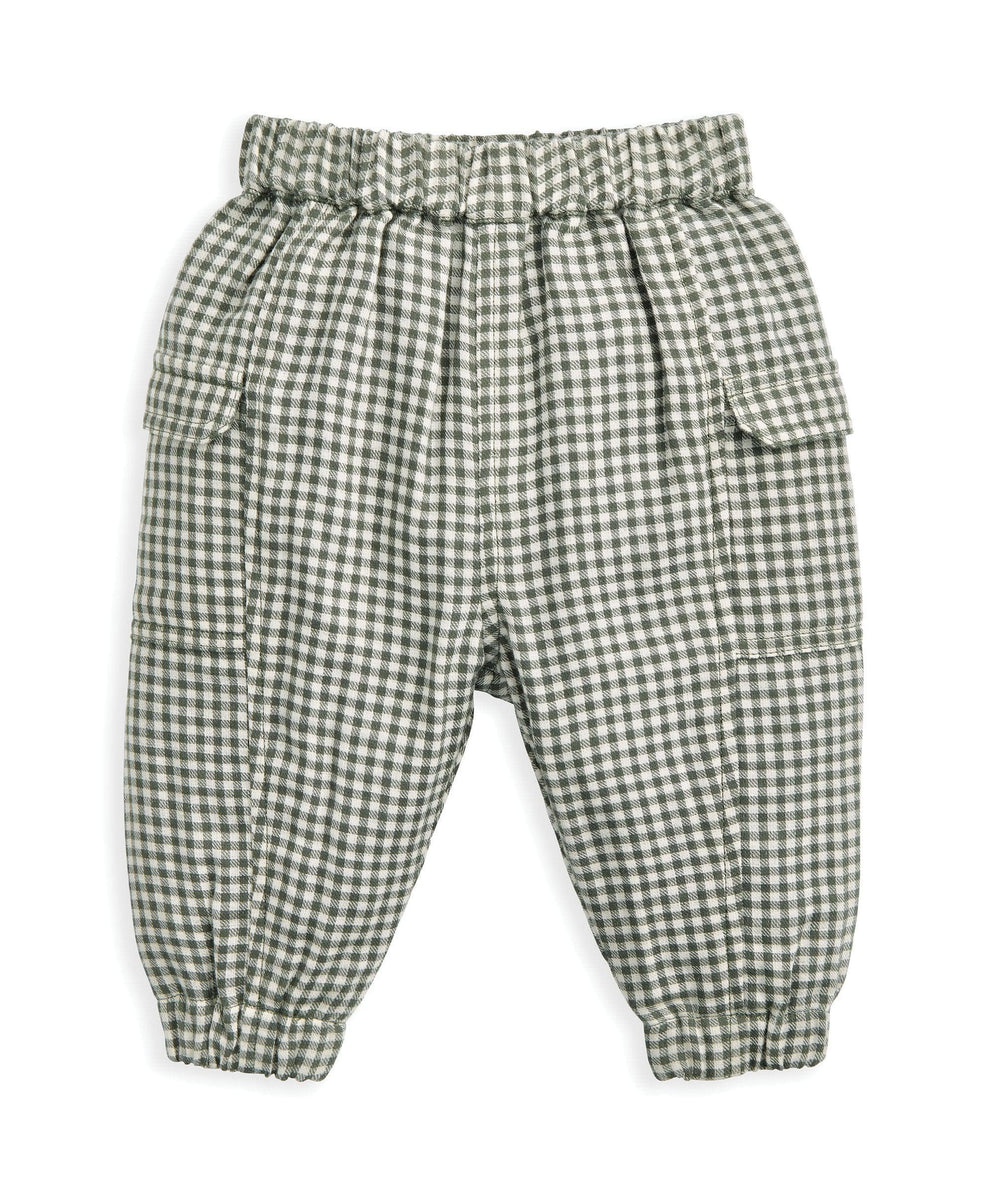 Check Pattern Joggers - Green – Mamas & Papas UK