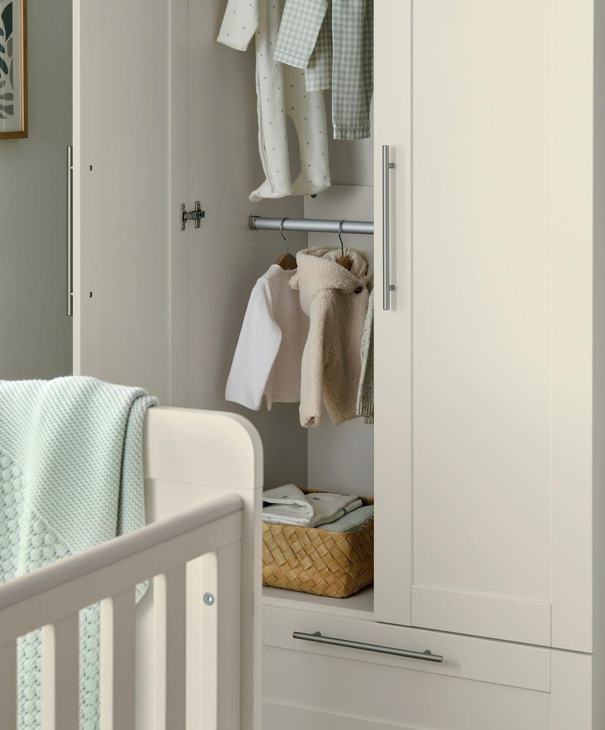 Hampden Wardrobe - Pebble Grey – Mamas & Papas UK