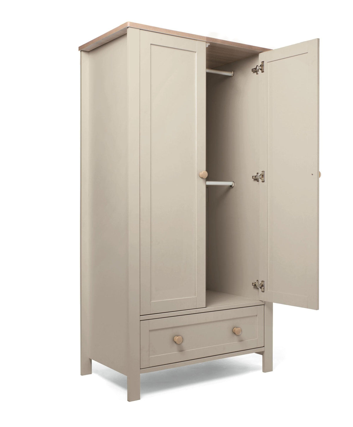 Wedmore Wardrobe - Pebble Grey – Mamas & Papas UK