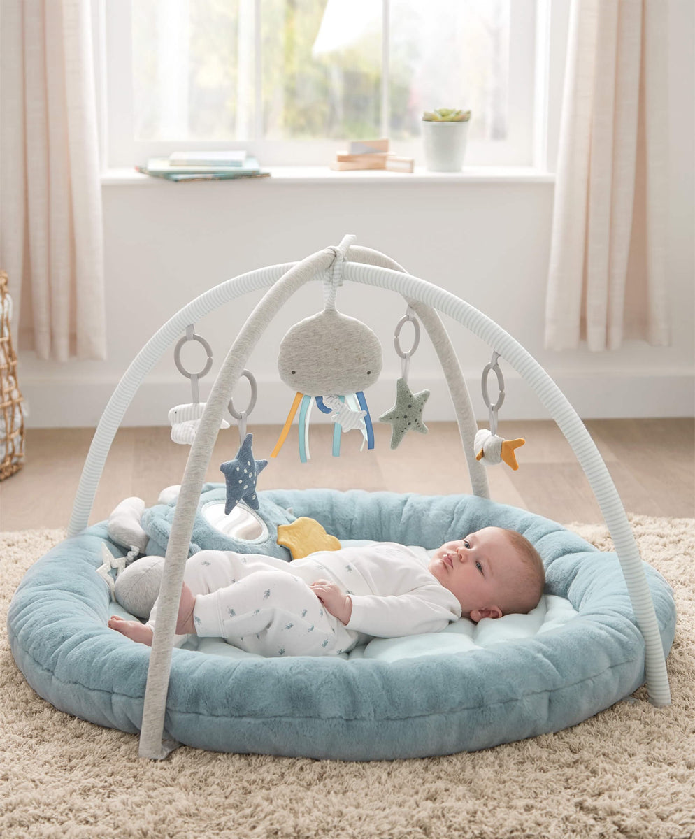 Welcome to the World Under the Sea Playmat - Blue – Mamas & Papas UK
