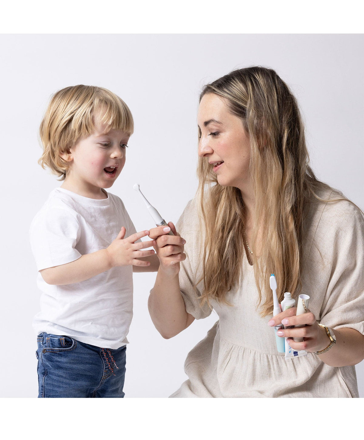 Matchstick Monkey Baby Electric Sonic Toothbrush - Giraffe – Mamas ...