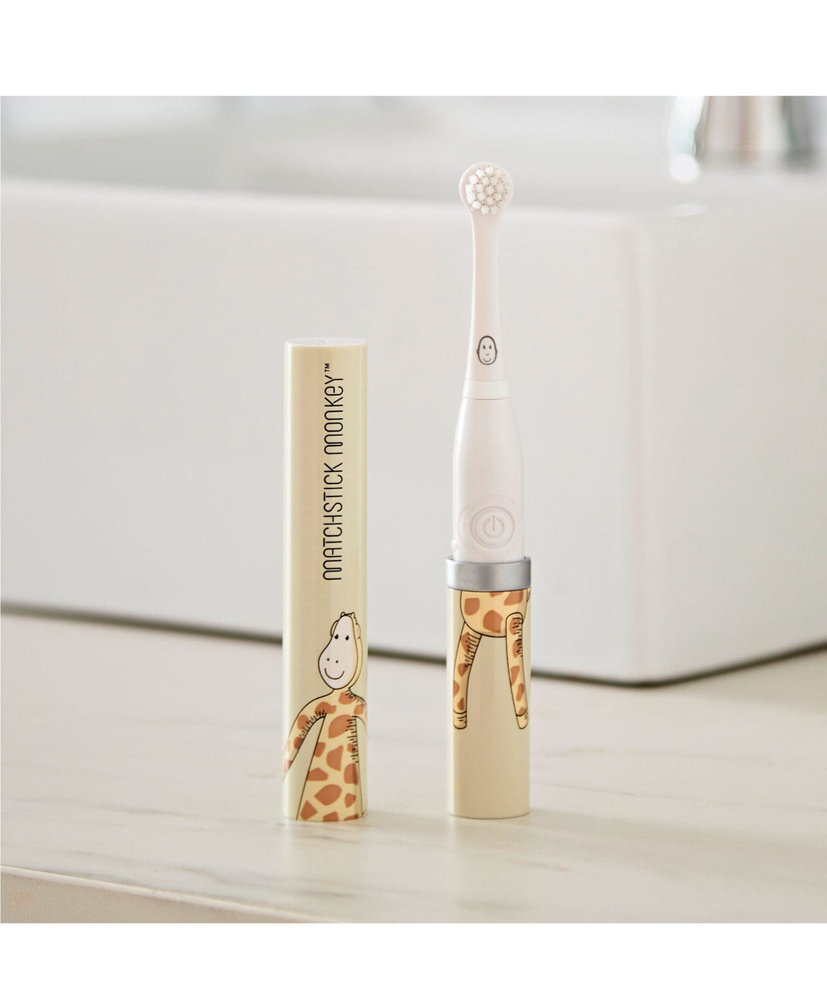Matchstick Monkey Baby Electric Sonic Toothbrush - Giraffe – Mamas ...