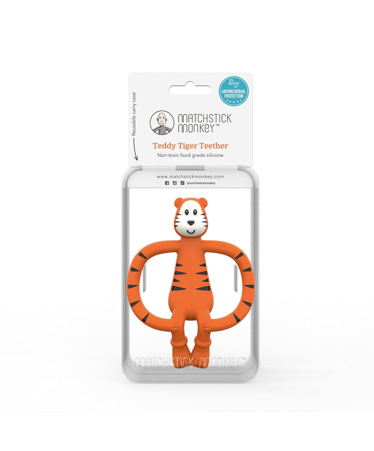 Matchstick Monkey Teddy Tiger Teether – Mamas & Papas UK