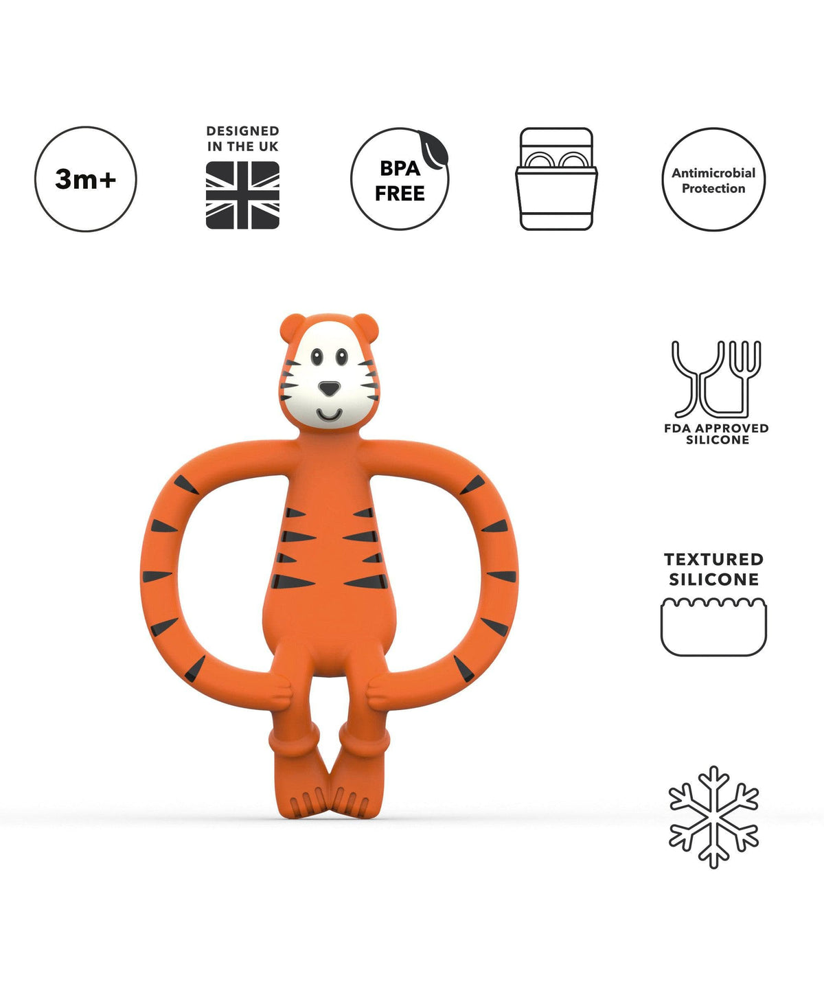 Matchstick Monkey Teddy Tiger Teether – Mamas & Papas UK