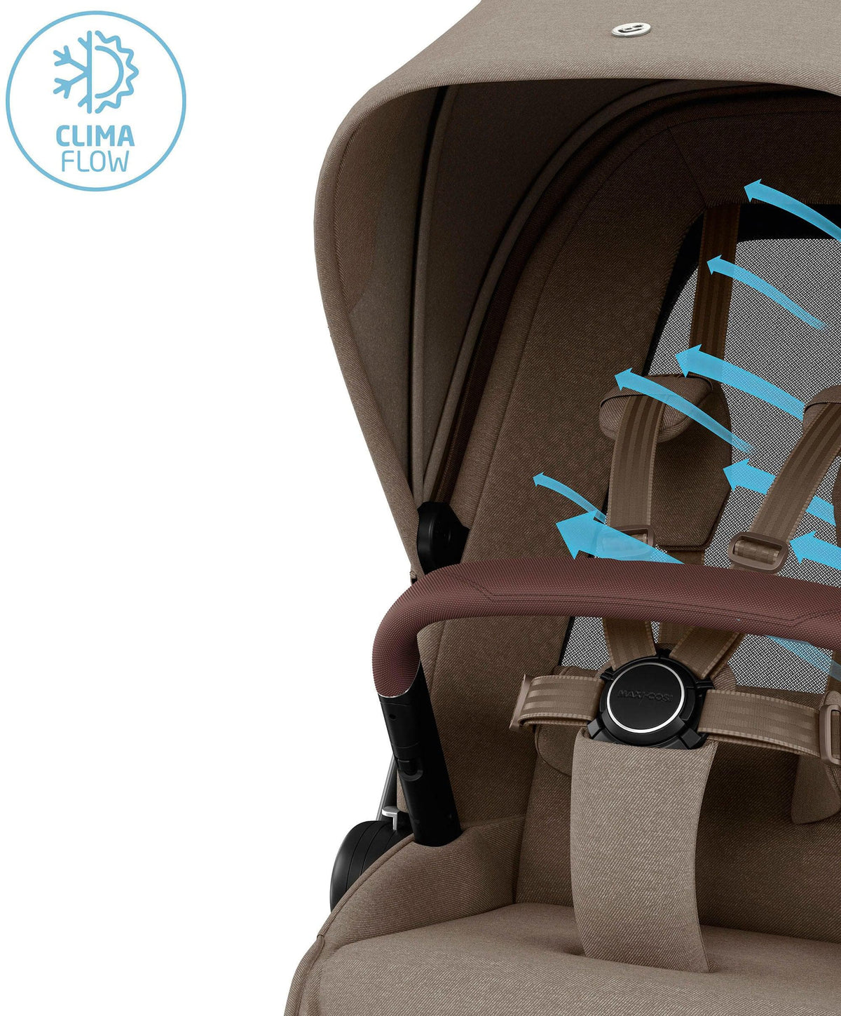 Maxi-Cosi Fame Pushchair Twillic Truffle/Black – Mamas & Papas UK