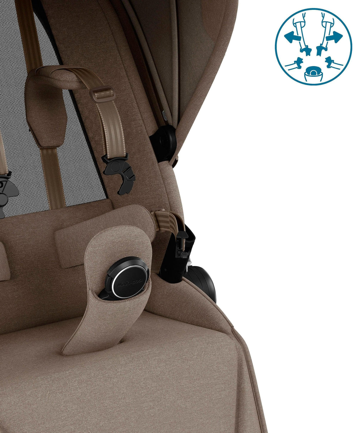 Maxi-Cosi Fame Pushchair Twillic Truffle/Black – Mamas & Papas UK