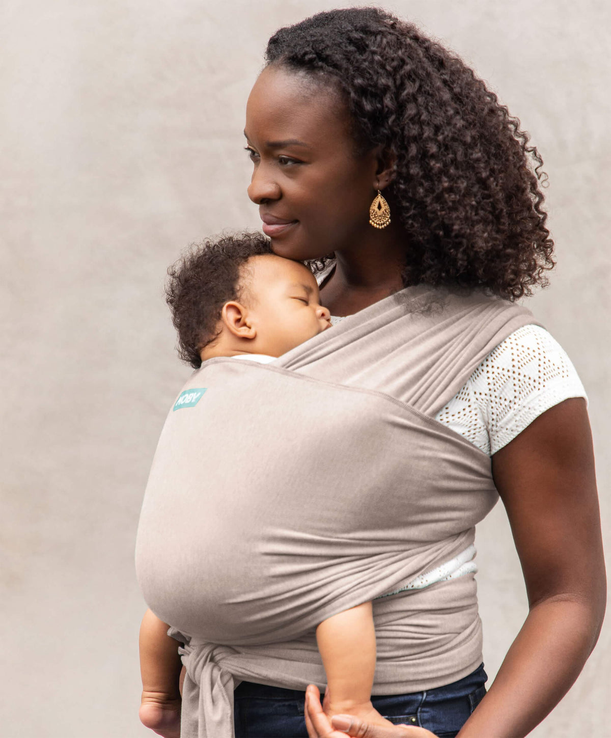 Moby Elements Wrap Baby Carrier - Taupe – Mamas & Papas UK