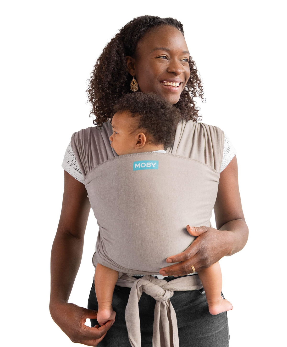 Moby Elements Wrap Baby Carrier - Taupe – Mamas & Papas UK