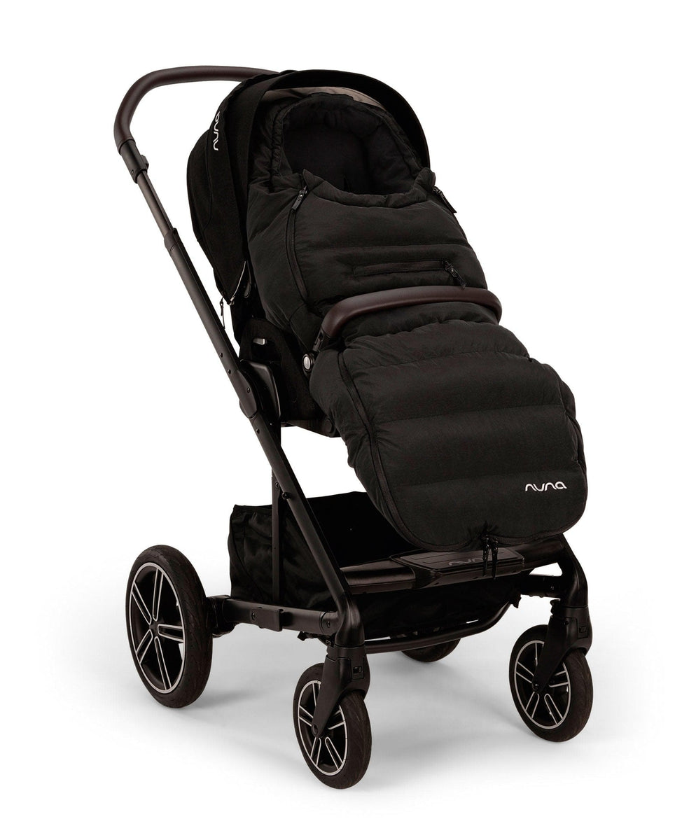 Nuna Winter Strolller Footmuff Set with Gloves & Bag - Caviar – Mamas ...