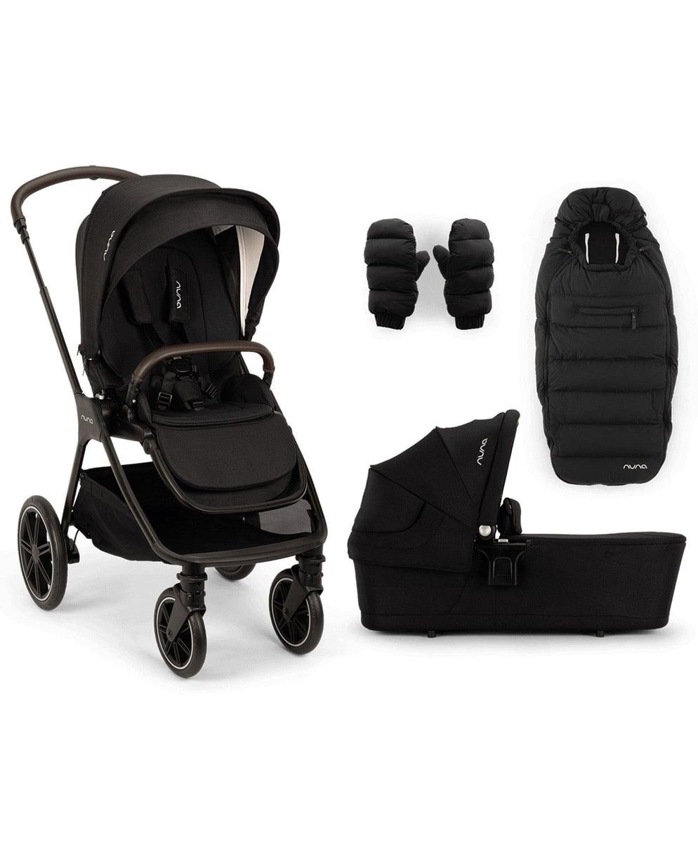 Nuna TRIV lx Pushchair with LYTL lx Carrycot, Footmuff & Gloves Bundle ...