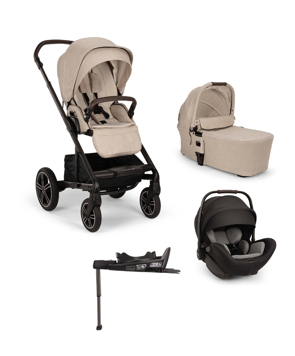 Nuna MIXX Next Pushchair Bundle with ARRA Flex Car Seat & BASE Curv Ba ...