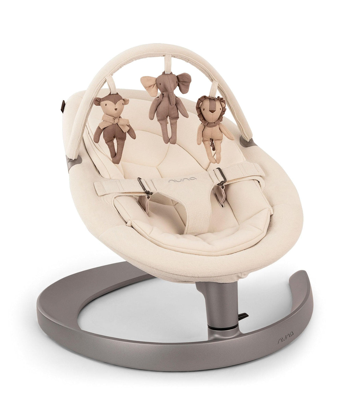 Nuna LEAF Grow Bouncer – Cloud – Mamas & Papas UK