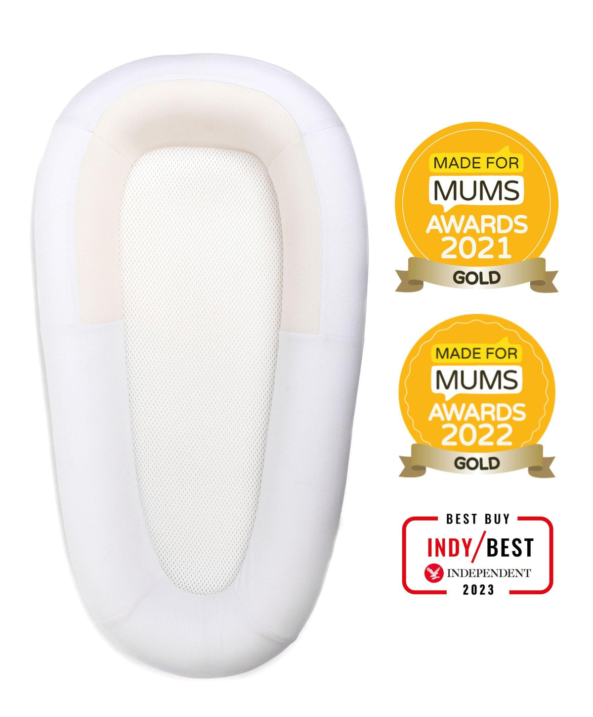 Purflo Sleep Tight Baby Bed - Soft White – Mamas & Papas UK