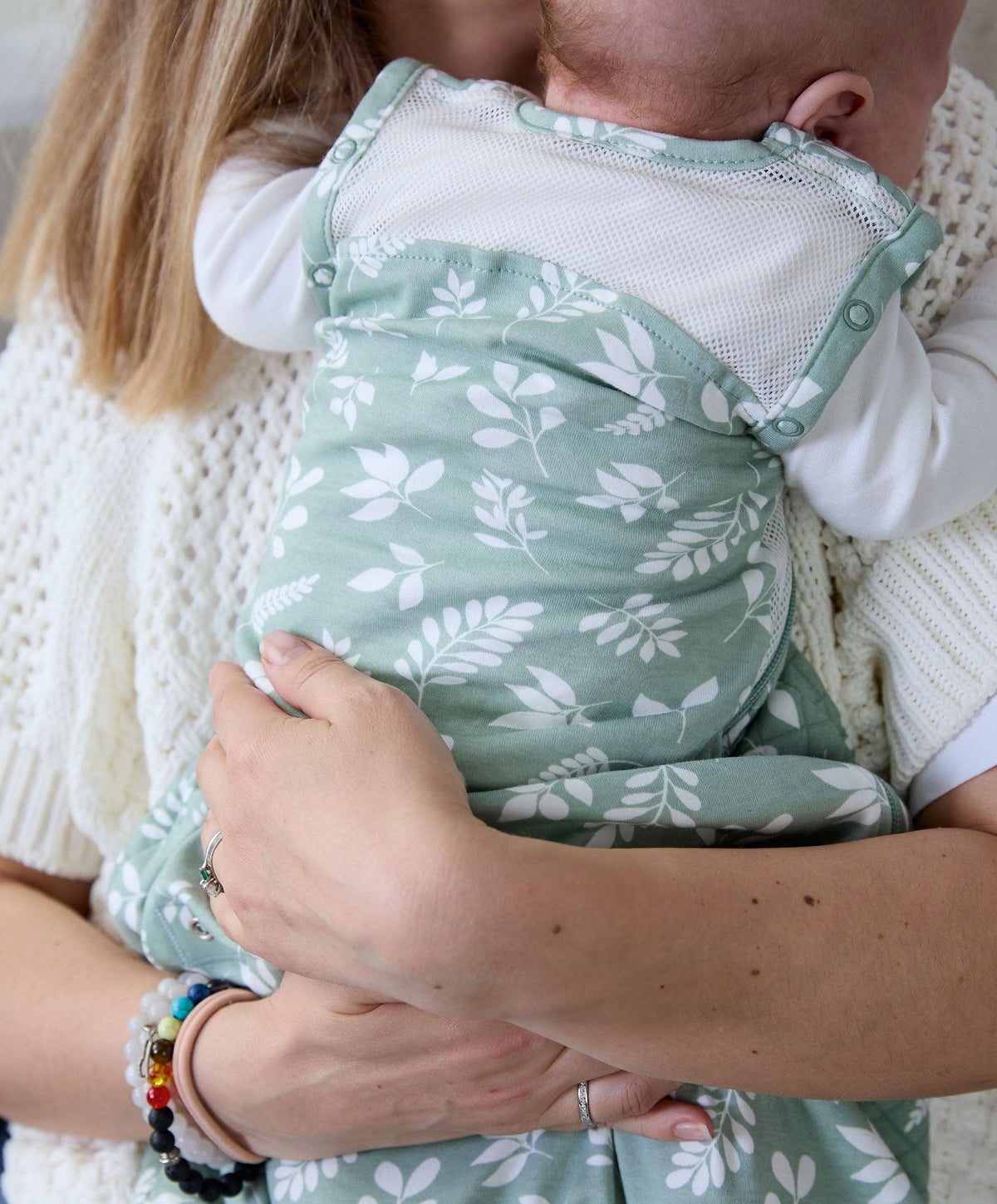 Purflo Swaddle to Sleep Bag 0-4 Months (2.5 Tog) - Fern – Mamas & Papas UK