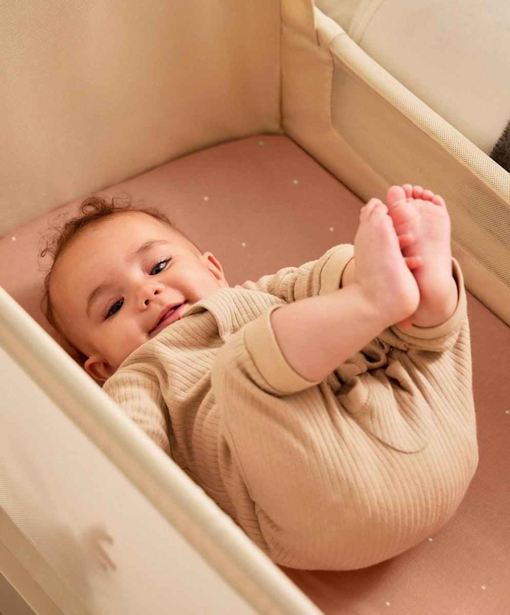 SnuzPod 5 Bedside Crib - Cashmere – Mamas & Papas UK