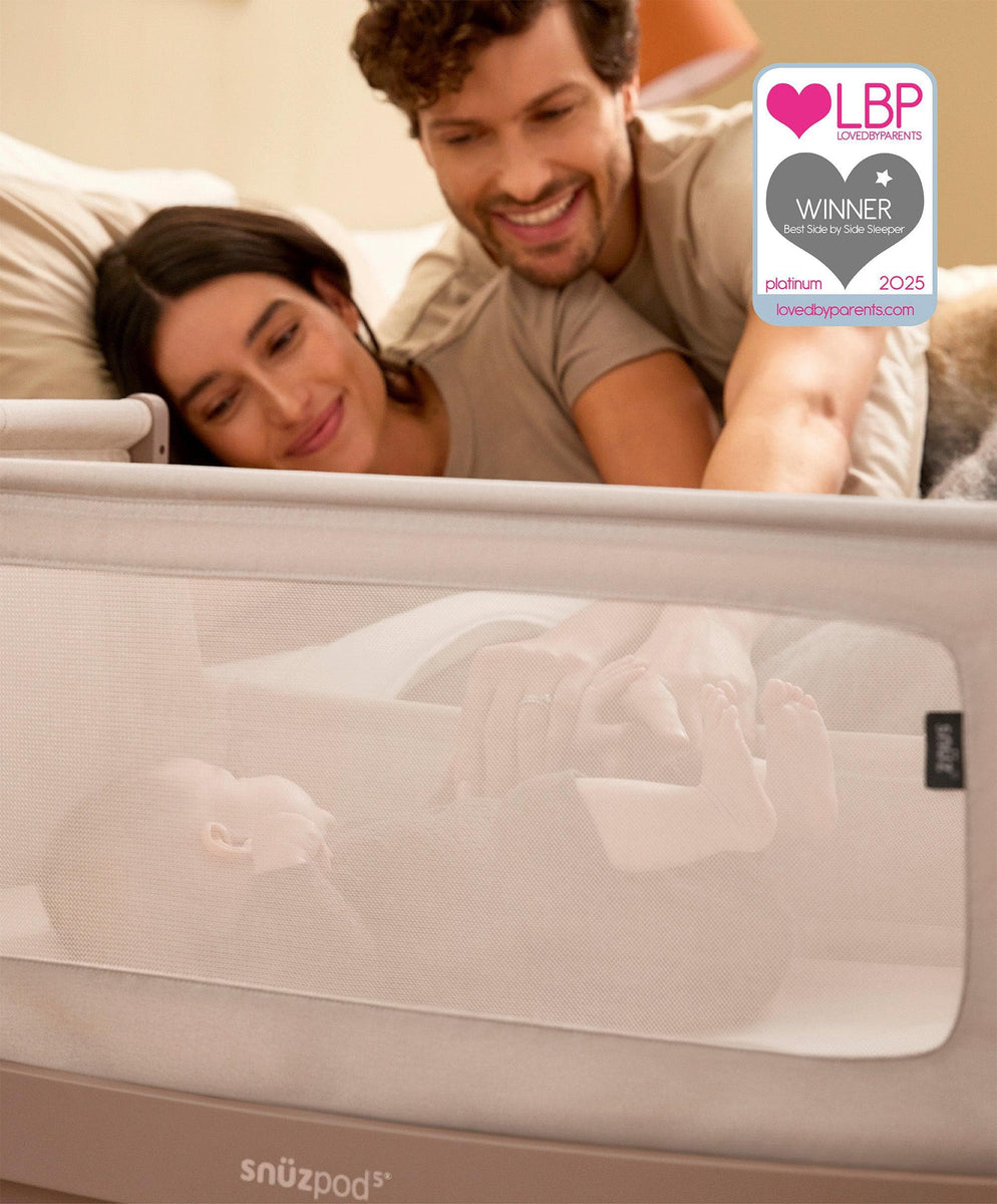 SnuzPod 5 Bedside Crib - Mocha – Mamas & Papas UK