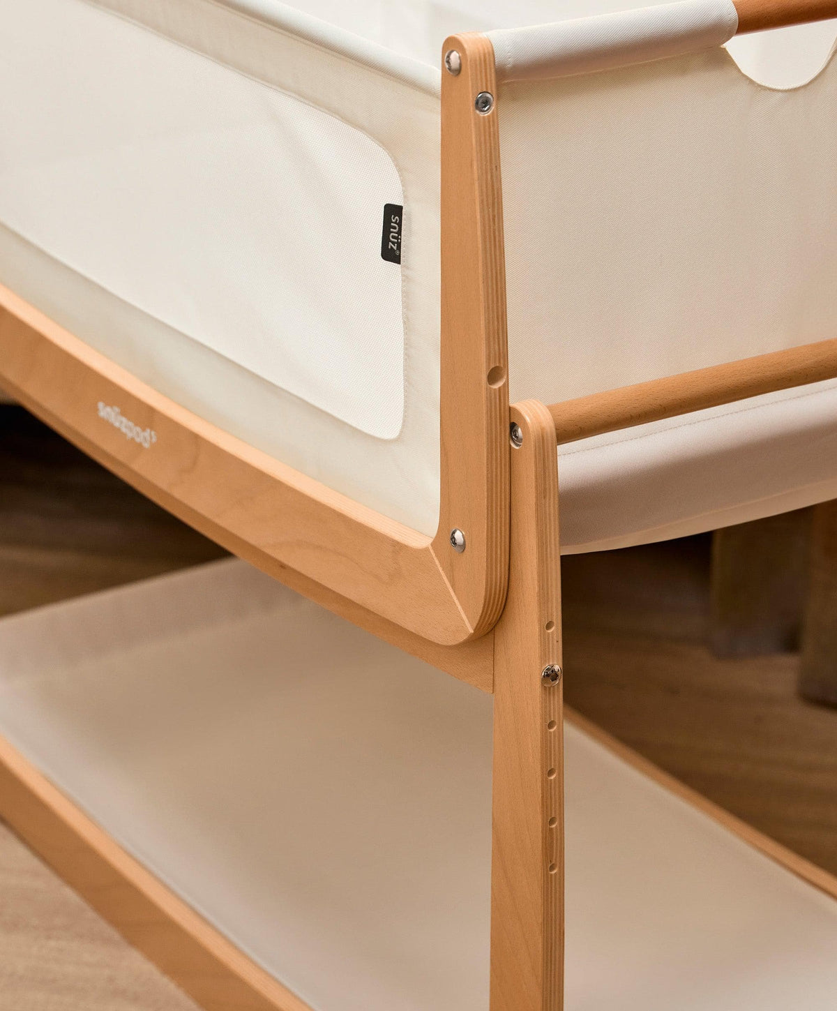 SnuzPod 5 Bedside Crib - Natural – Mamas & Papas UK