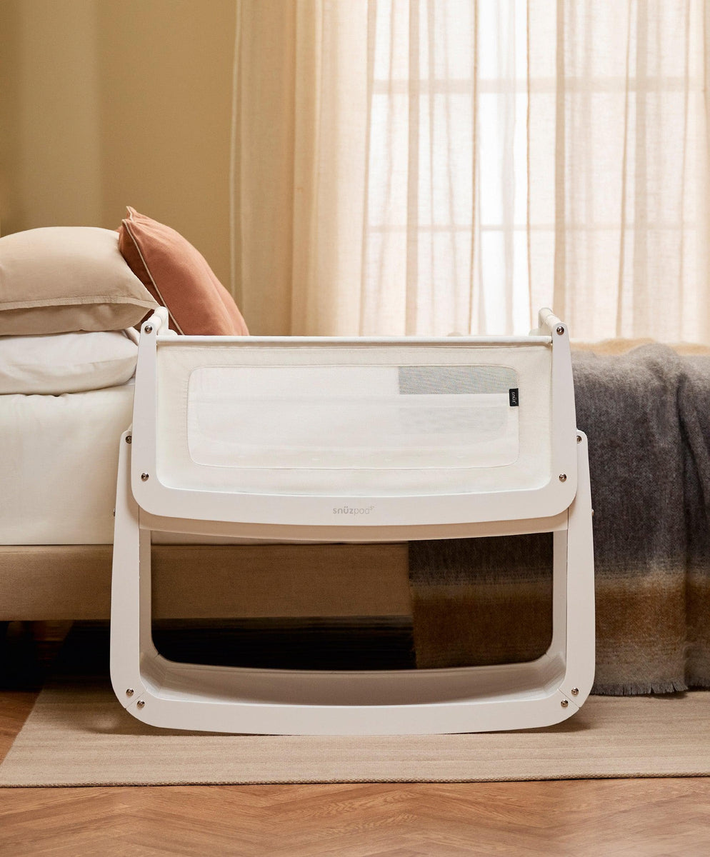 SnuzPod 5 Bedside Crib - White – Mamas & Papas UK