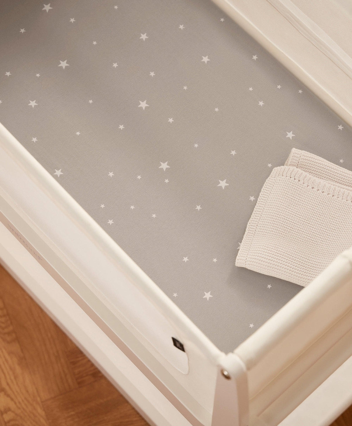 Snüz Twin Pack Crib Sheets - Grey Star – Mamas & Papas UK