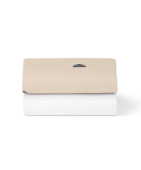 Snüz Twin Pack Moses Basket Sheets - Sand Cloud – Mamas & Papas UK