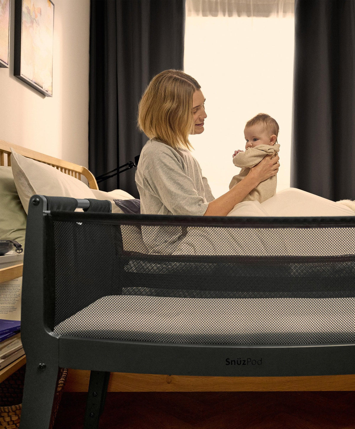 SnuzPod Studio Bedside Crib - Brooklyn – Mamas & Papas UK