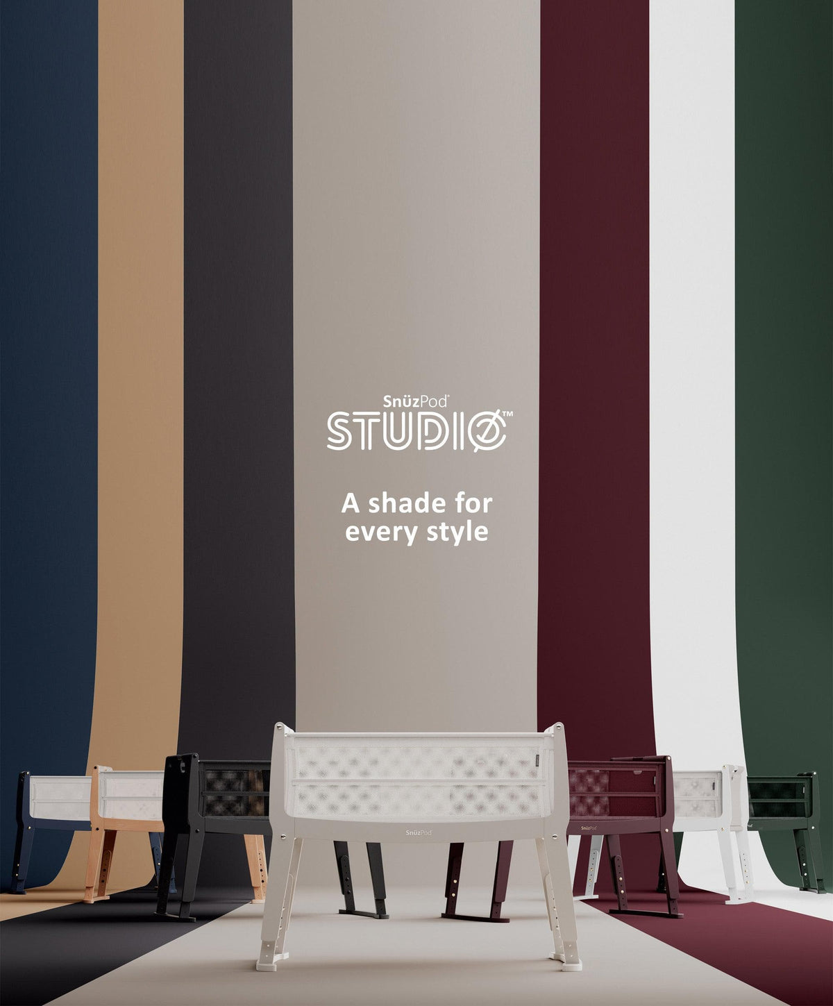 SnuzPod Studio Bedside Crib - Paris – Mamas & Papas UK