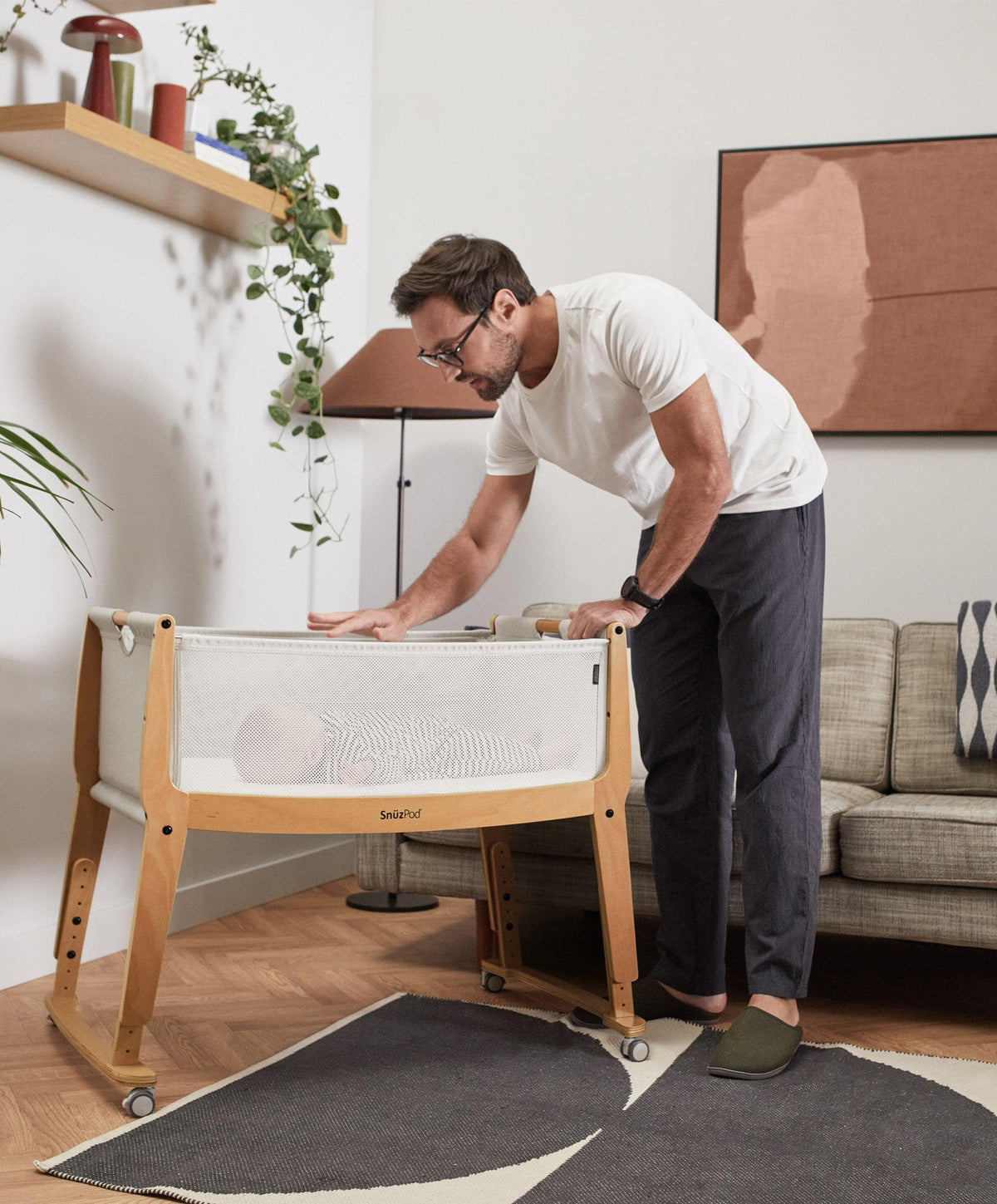 Snuzpod Studio Bedside Crib - Stockholm – Mamas & Papas UK