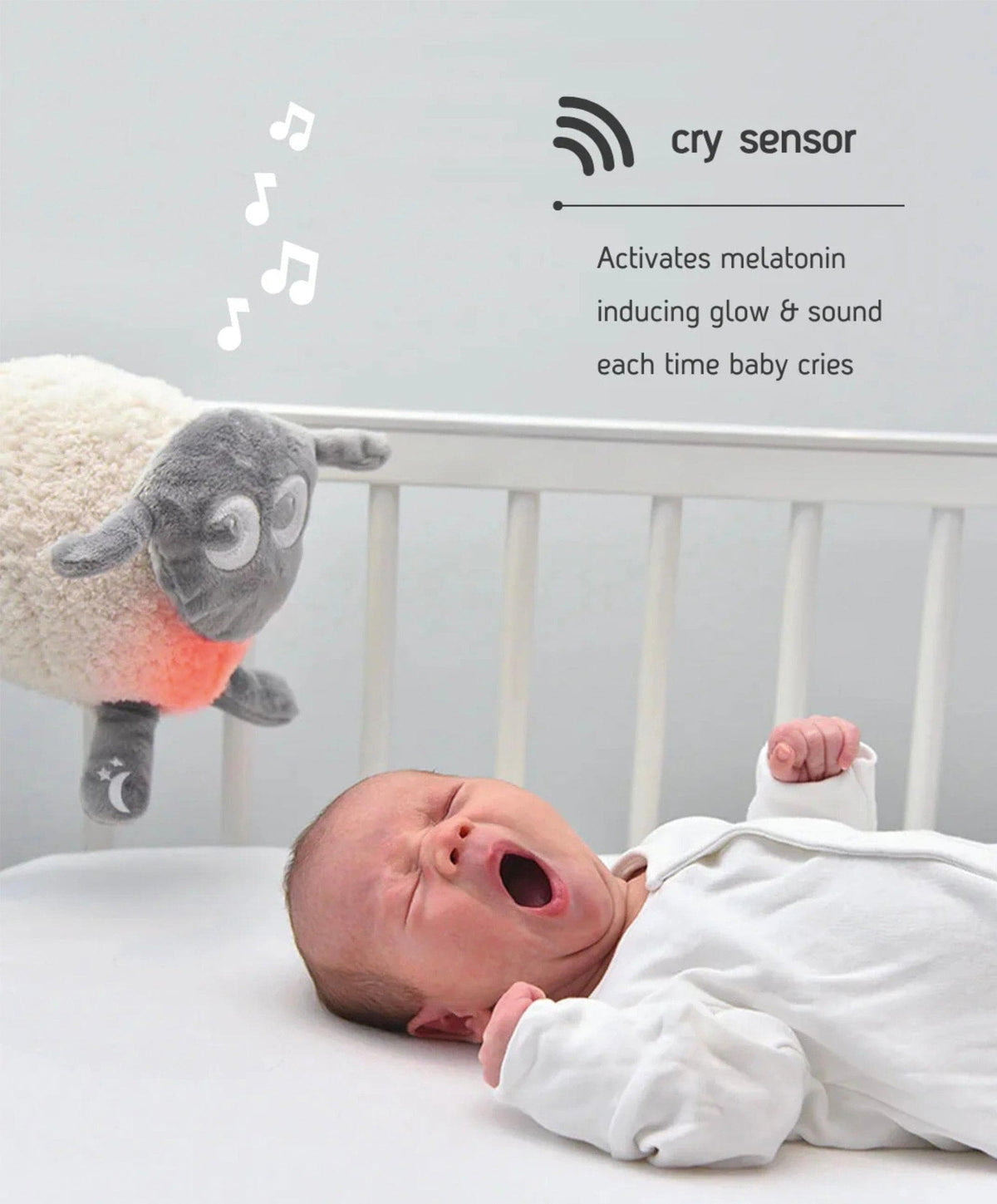 Ewan the Dream Sheep Deluxe - Grey – Mamas & Papas UK
