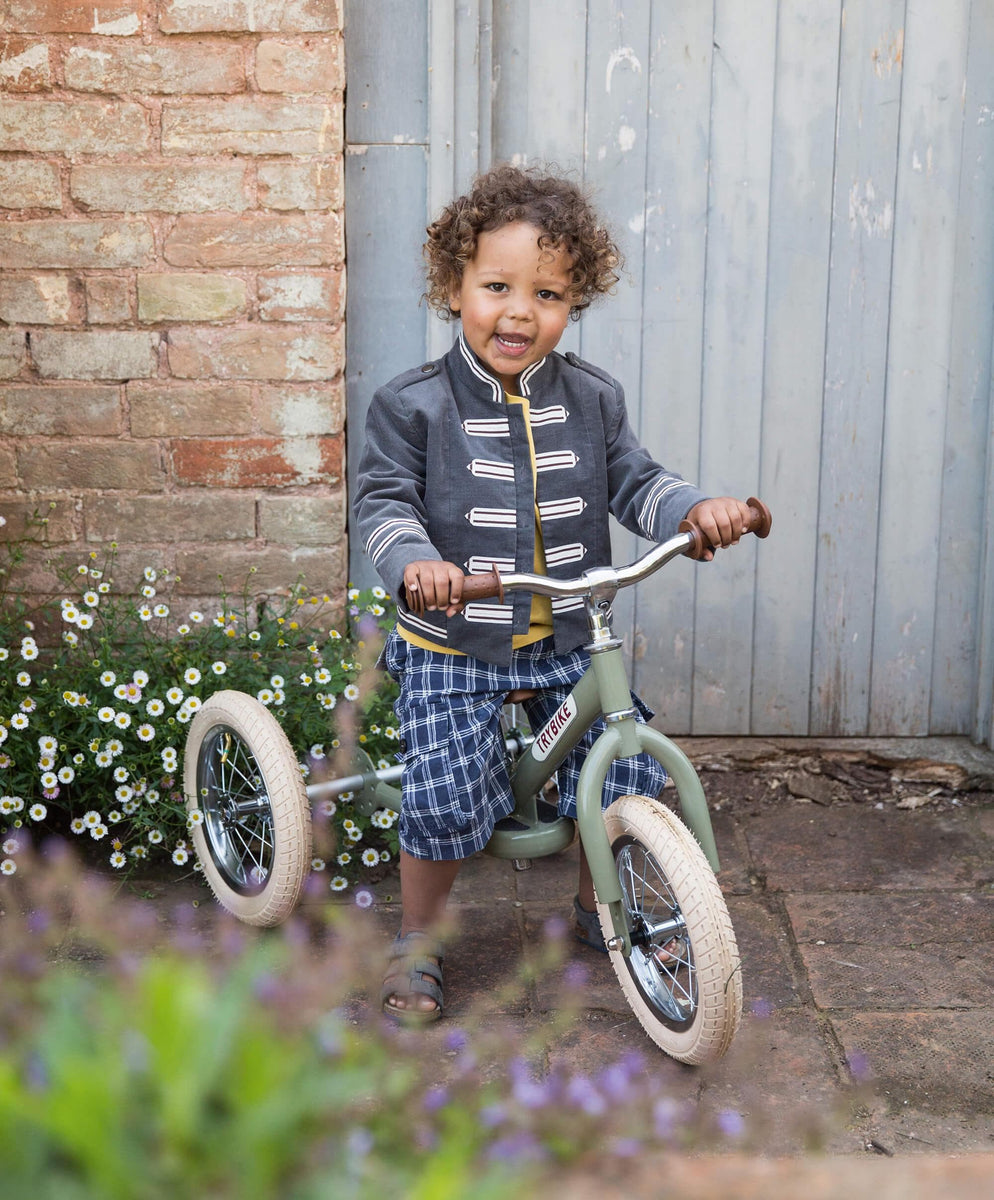 Trybike 2 in 1 Balance Trike - Vintage Green – Mamas & Papas UK