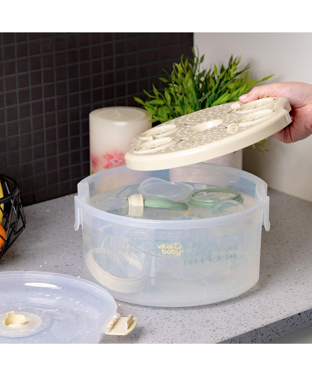 Vital Baby Nurture Microwave Sterilising Set – Mamas & Papas UK