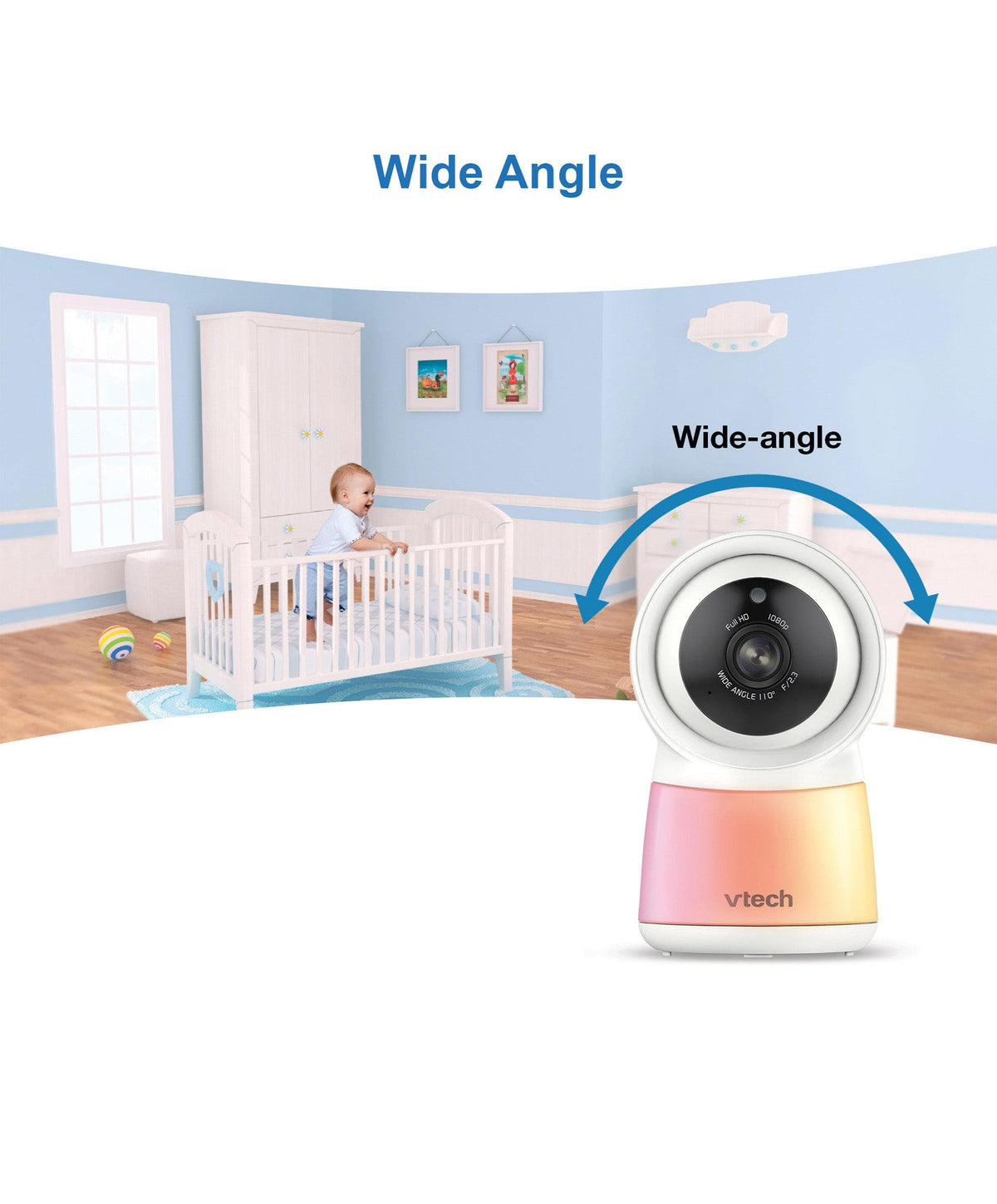 VTech RM5755HD 5” Smart Baby Monitor - White – Mamas & Papas UK