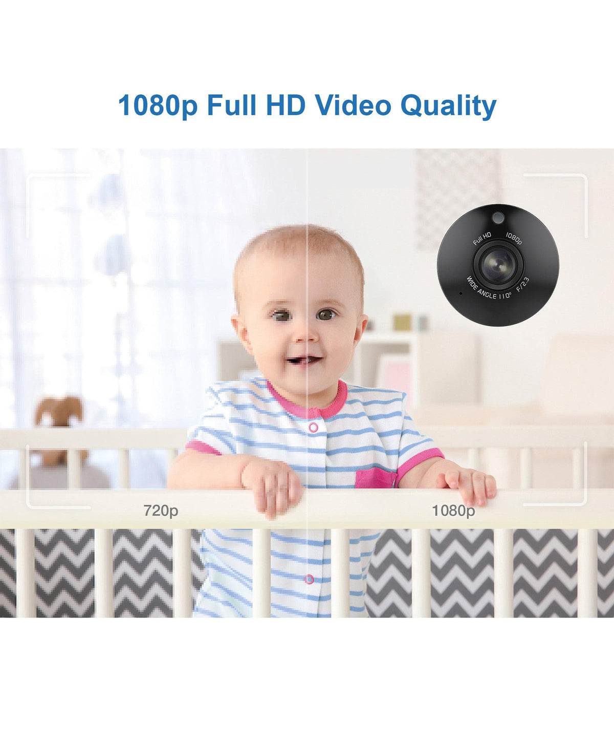 VTech RM5755HD 5” Smart Baby Monitor - White – Mamas & Papas UK