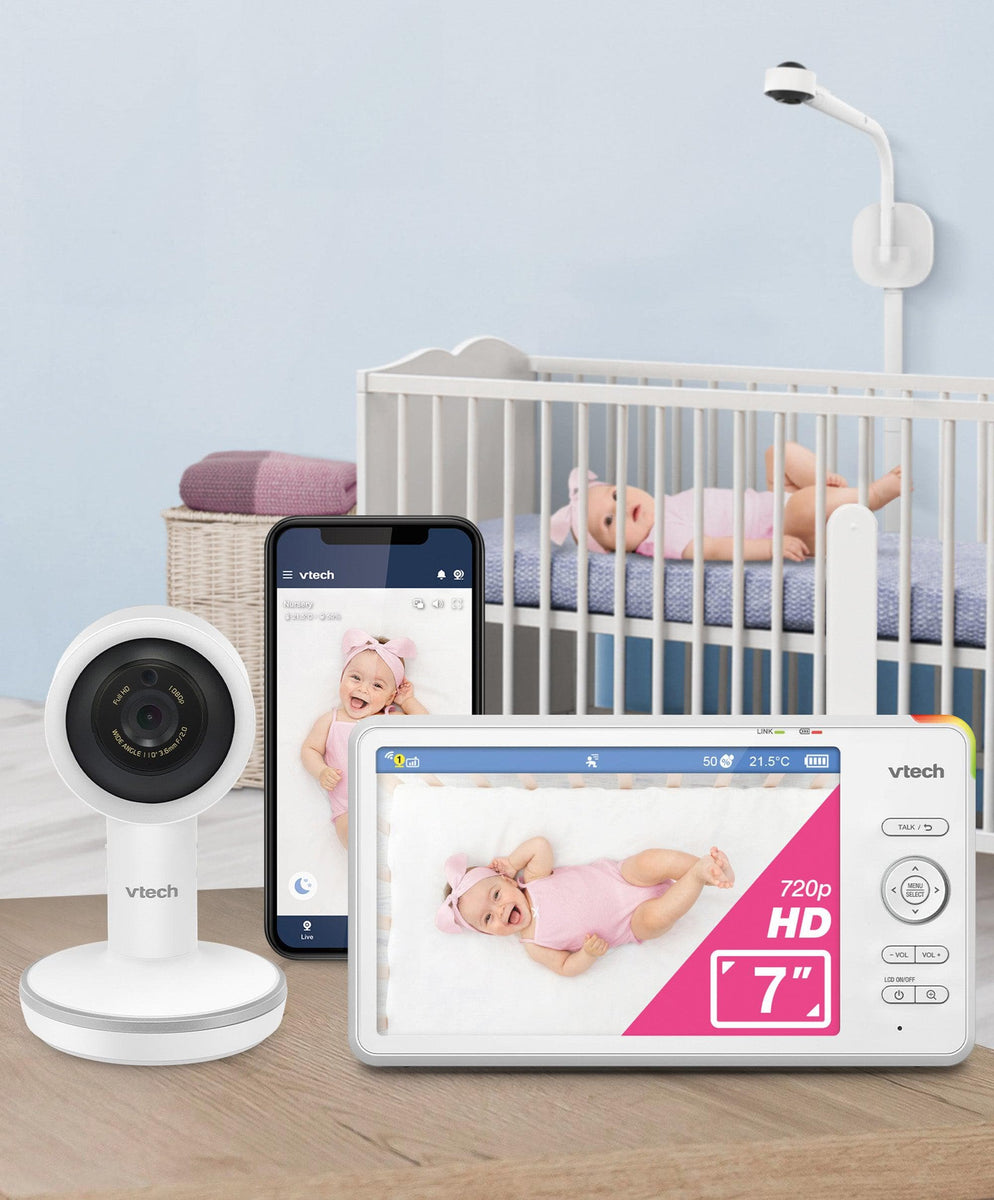 VTech RM7787HD 7” Over-The-Cot Smart Monitor – Mamas & Papas UK